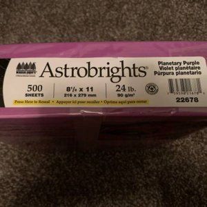 wausau papers | Office | New Astrobrights Heavyweight Color Paper 85x1 ...